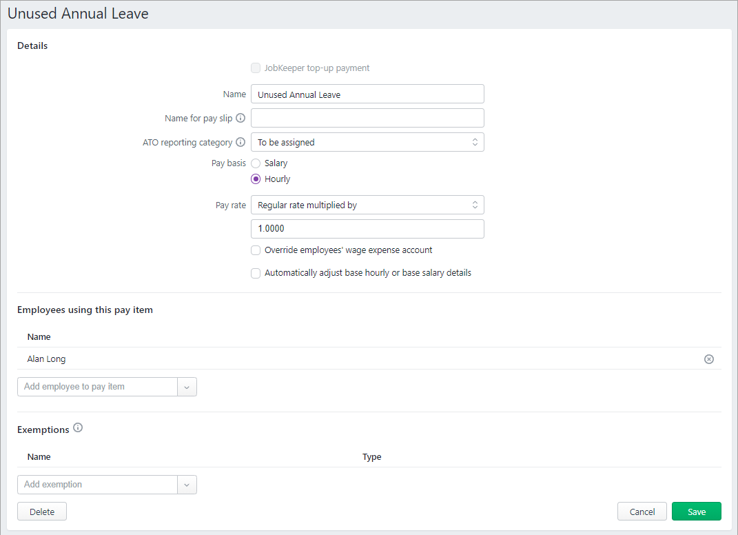 Processing a final pay - MYOB Business - MYOB Help Centre